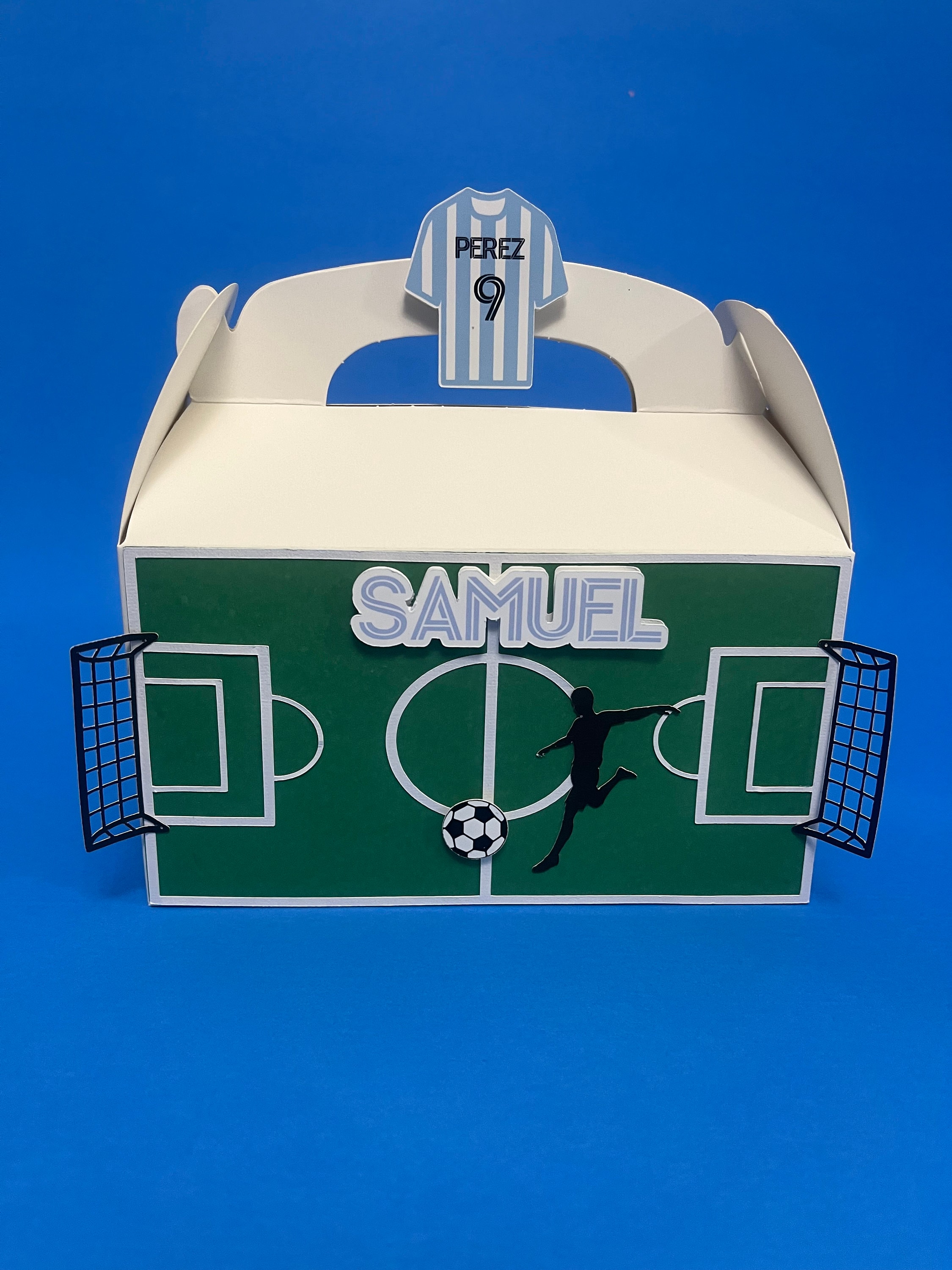 Soccer Treat Box, Soccer Box Gift, Soccer Favor, Soccer Theme, Sports ...