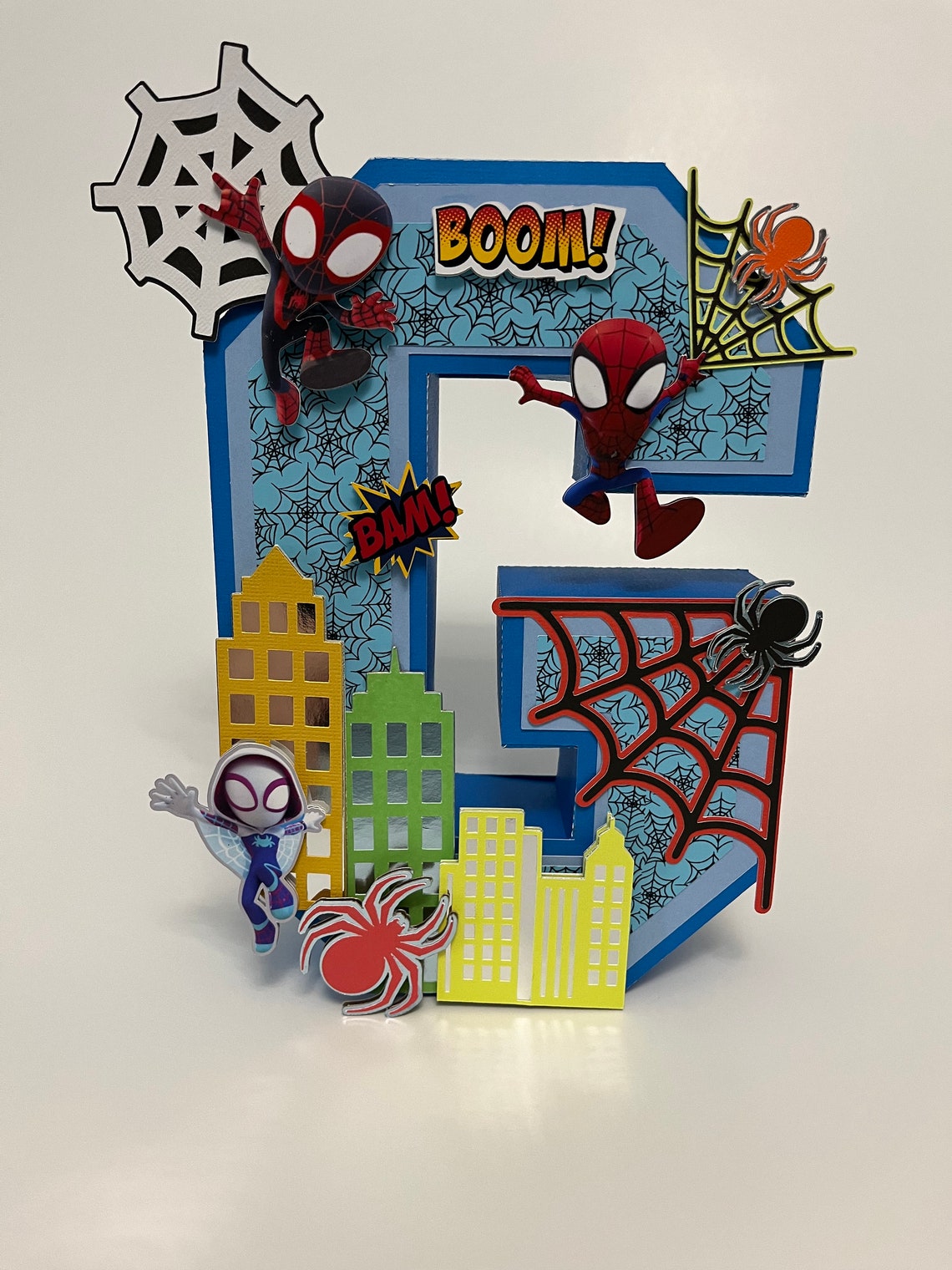 Spidey 3D Letter, 3D Letter, Birthday Decorations, Spidey Theme, Party ...