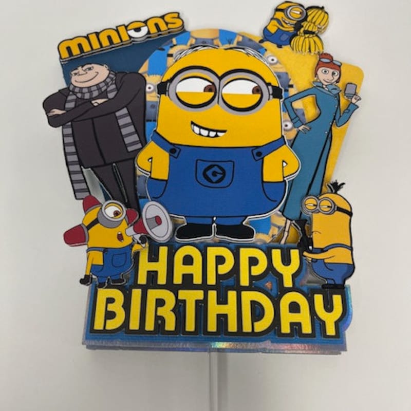Minion Cake Topper - Etsy