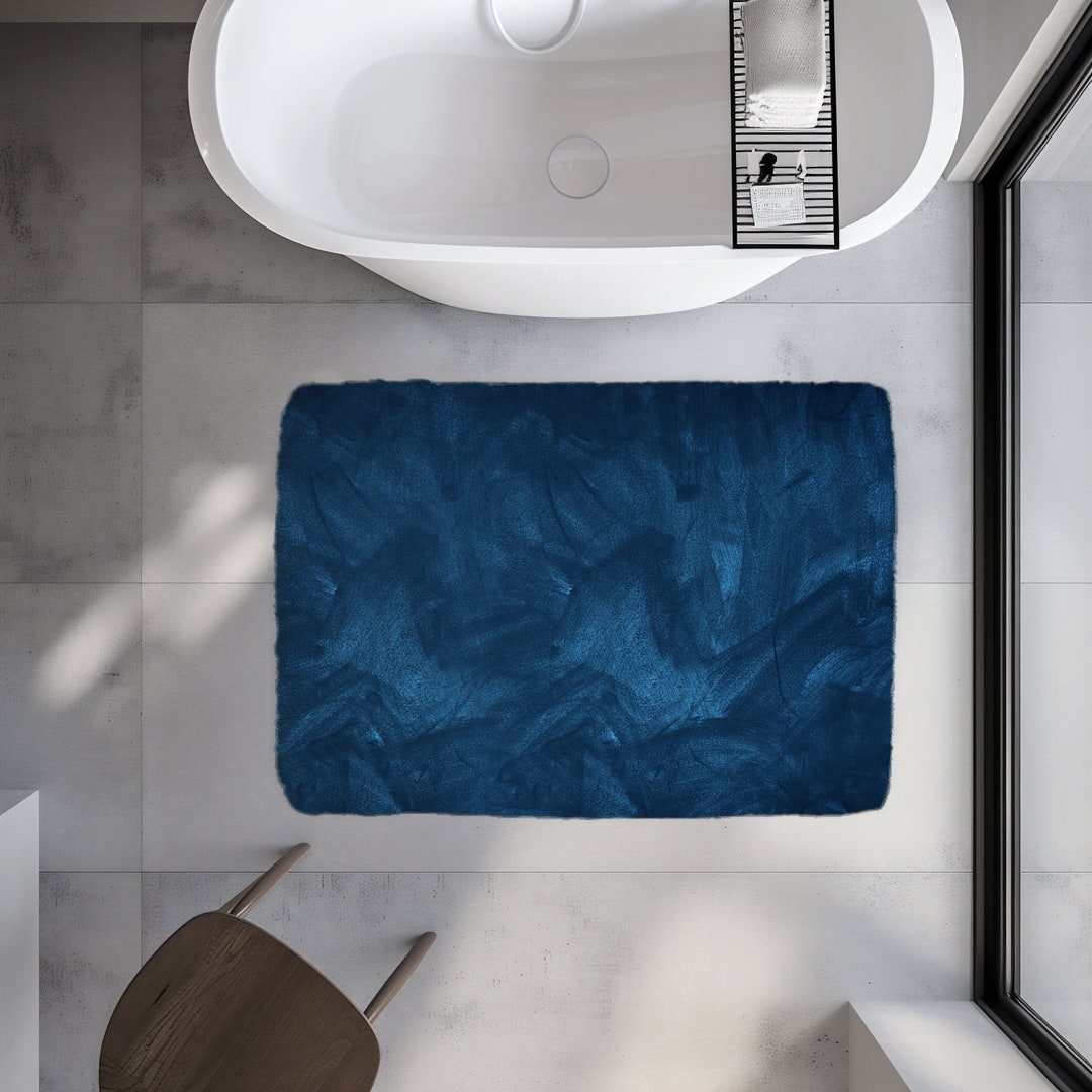 Bath Mat L Art Bath Mat L Bath Decor L Custom Bath Mat L Colorfull Mat ...