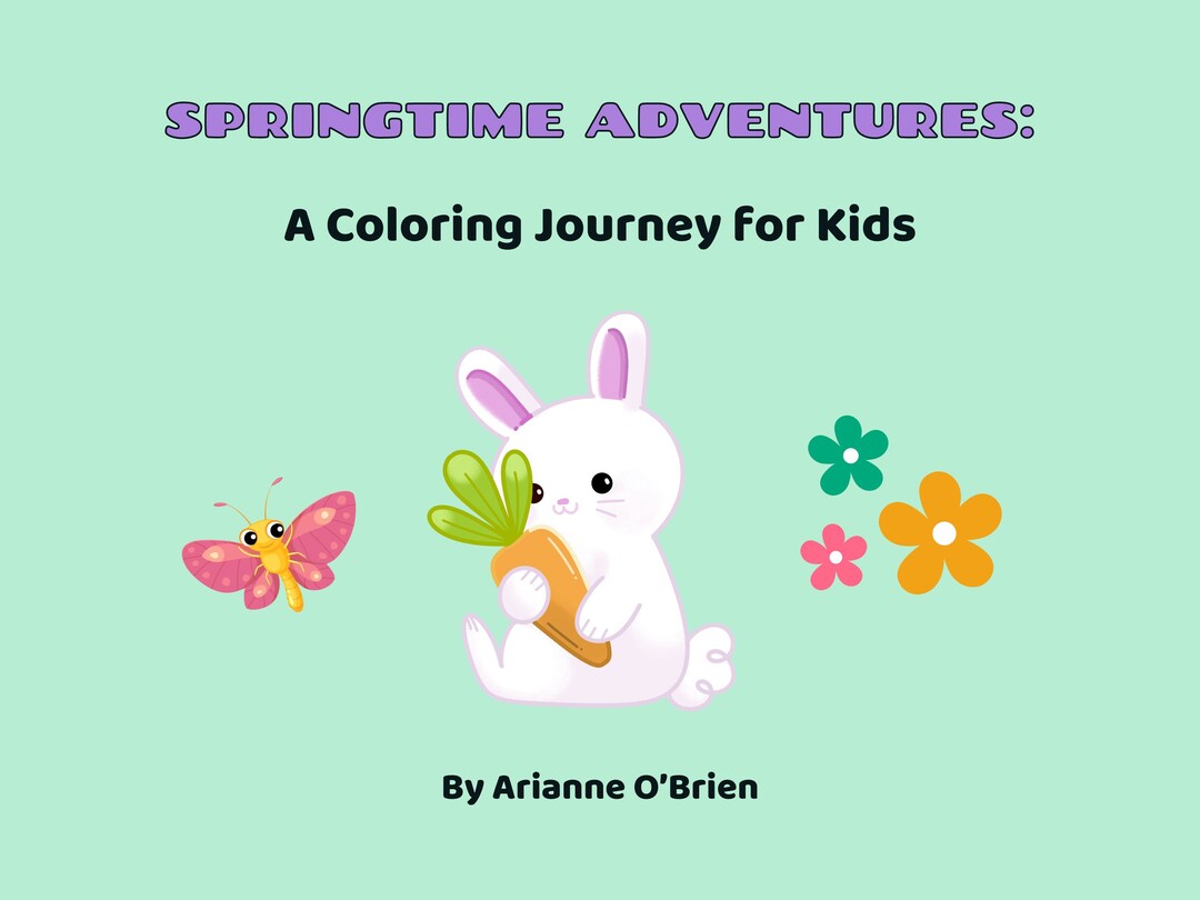 INSTANT DOWNLOAD: Springtime Easter Coloring & Activity 25 Pages - Etsy