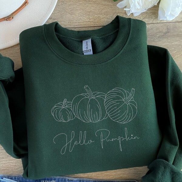 Hello Pumpkin Sweatshirt - Etsy