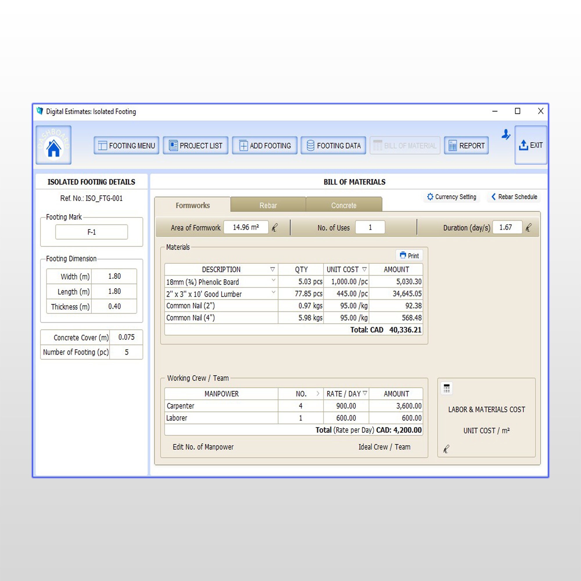 Structural Estimate, Construction Estimate, Construction Estimate Software, House Construction ...
