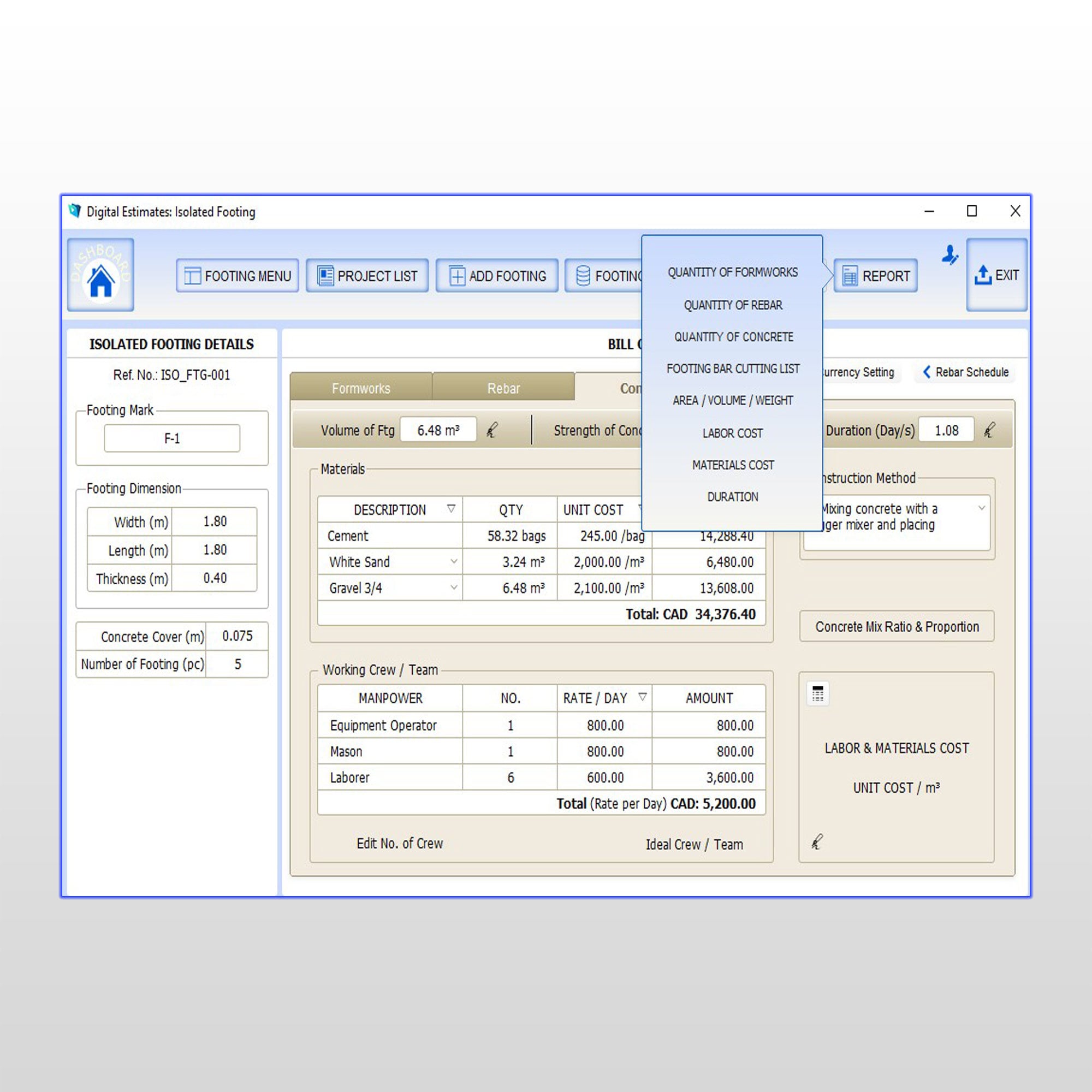 Structural Estimate, Construction Estimate, Construction Estimate Software, House Construction ...