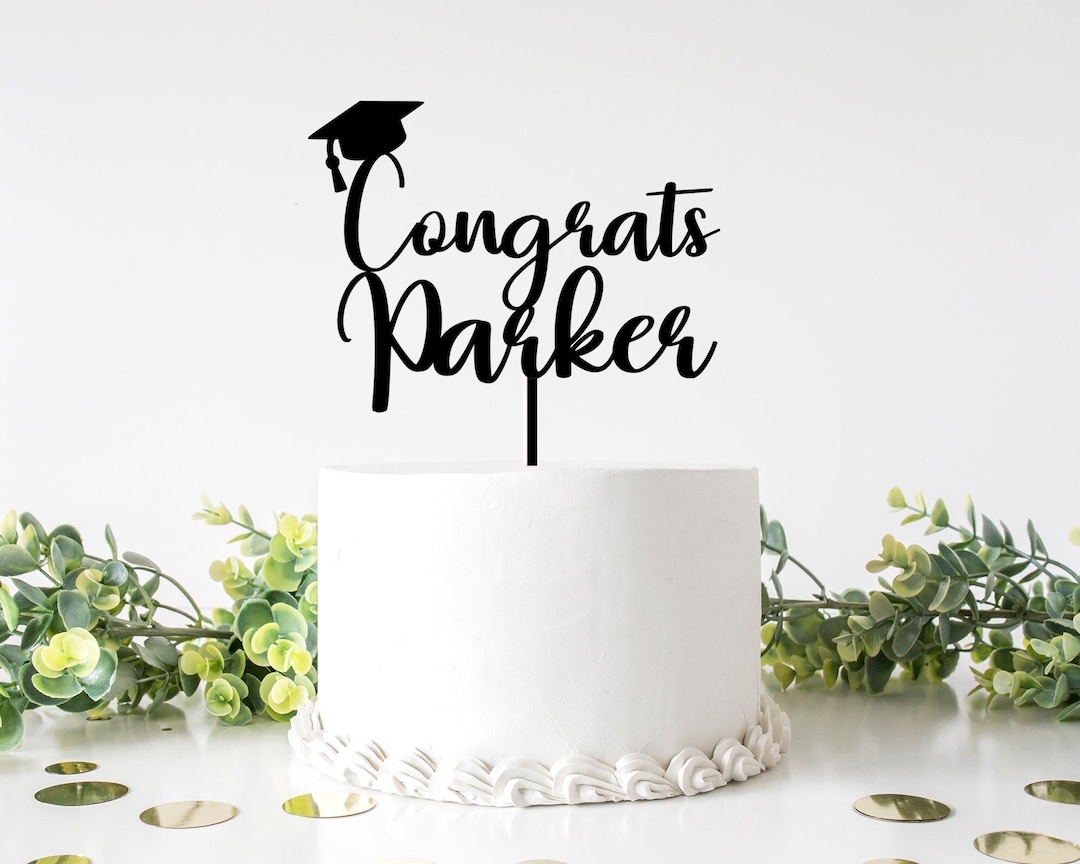 Graduation Cap Cake Topper - Graduation Decoration 2024 Cake Topper ...