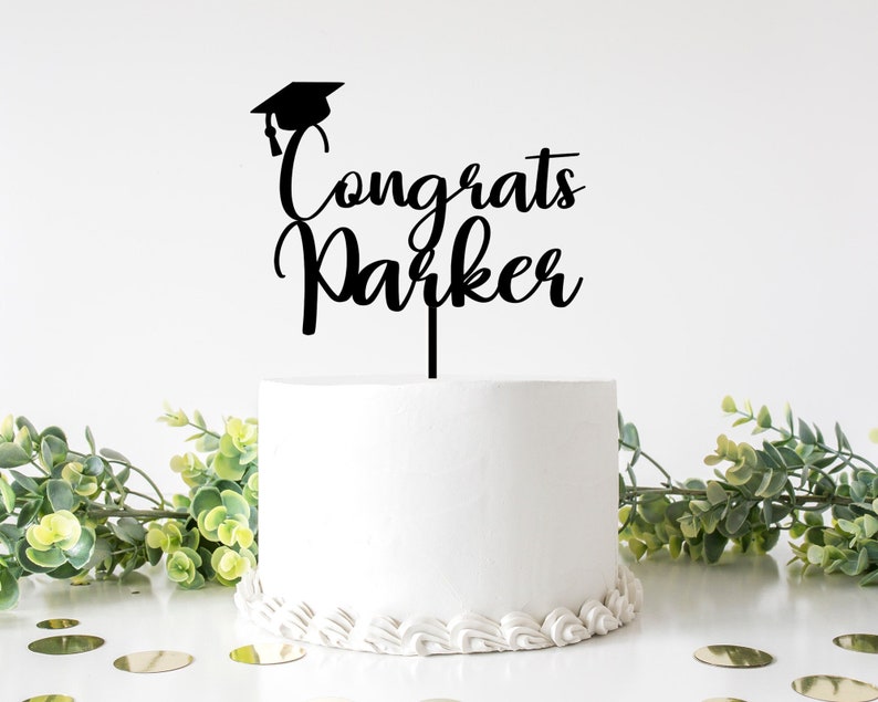 Graduation Cap Cake Topper Graduation Decoration 2024 Cake Topper ...