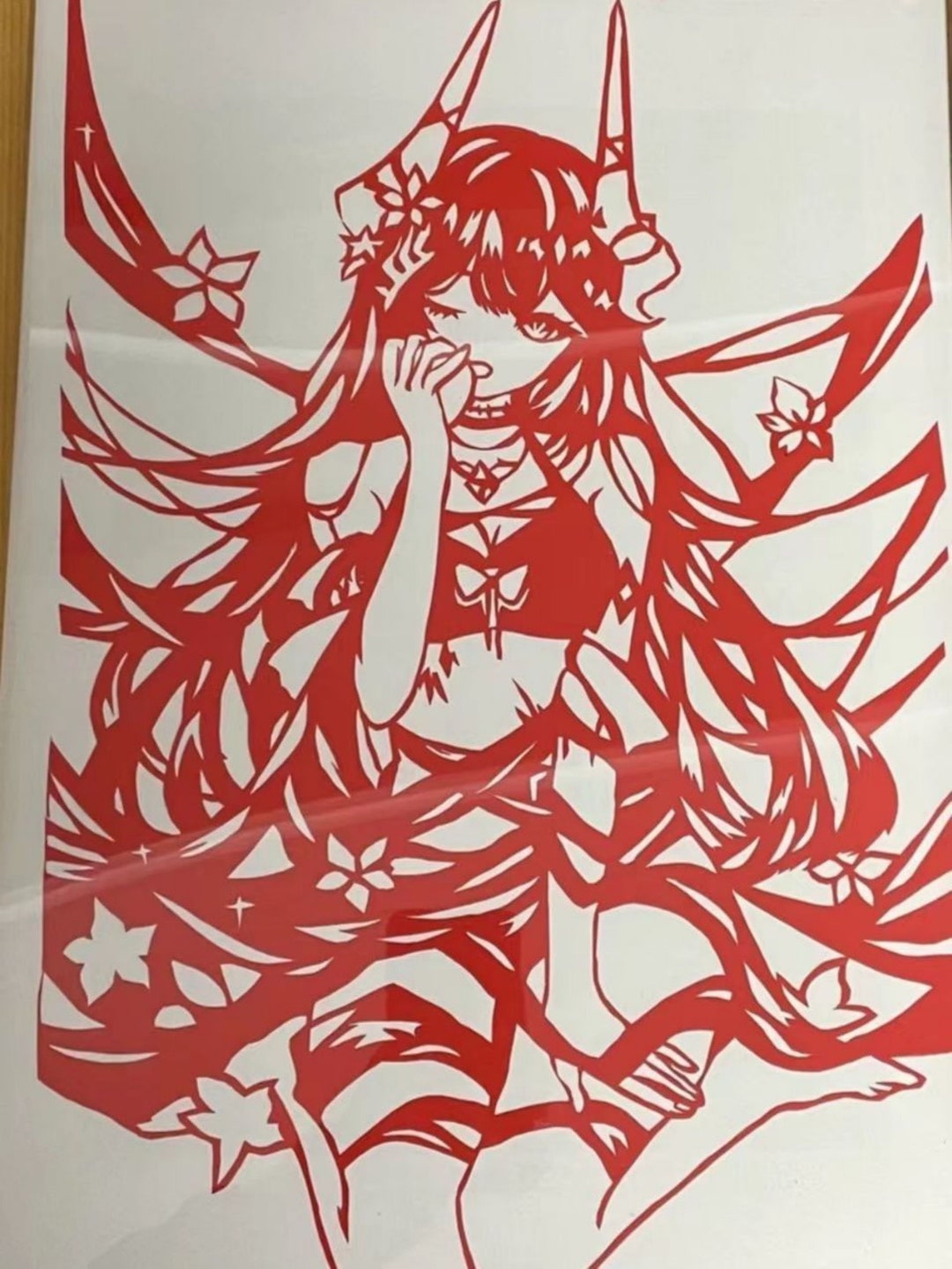 Personalized Handcutmanga Papercut, Scissors Portrait Paper Art, Framed ...