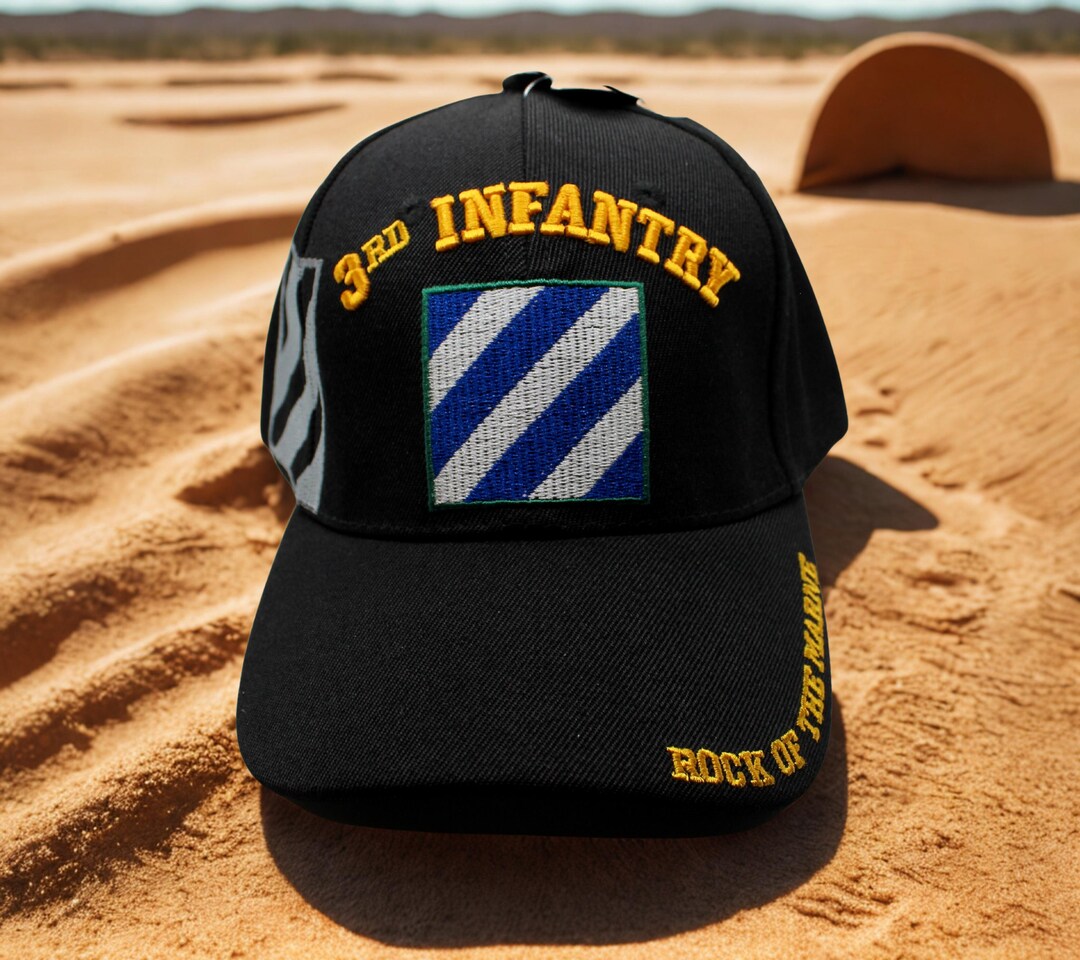 U.S Army 3rd Infantry Division Hat. Veteran Hat. Rock of the Marne Hat ...