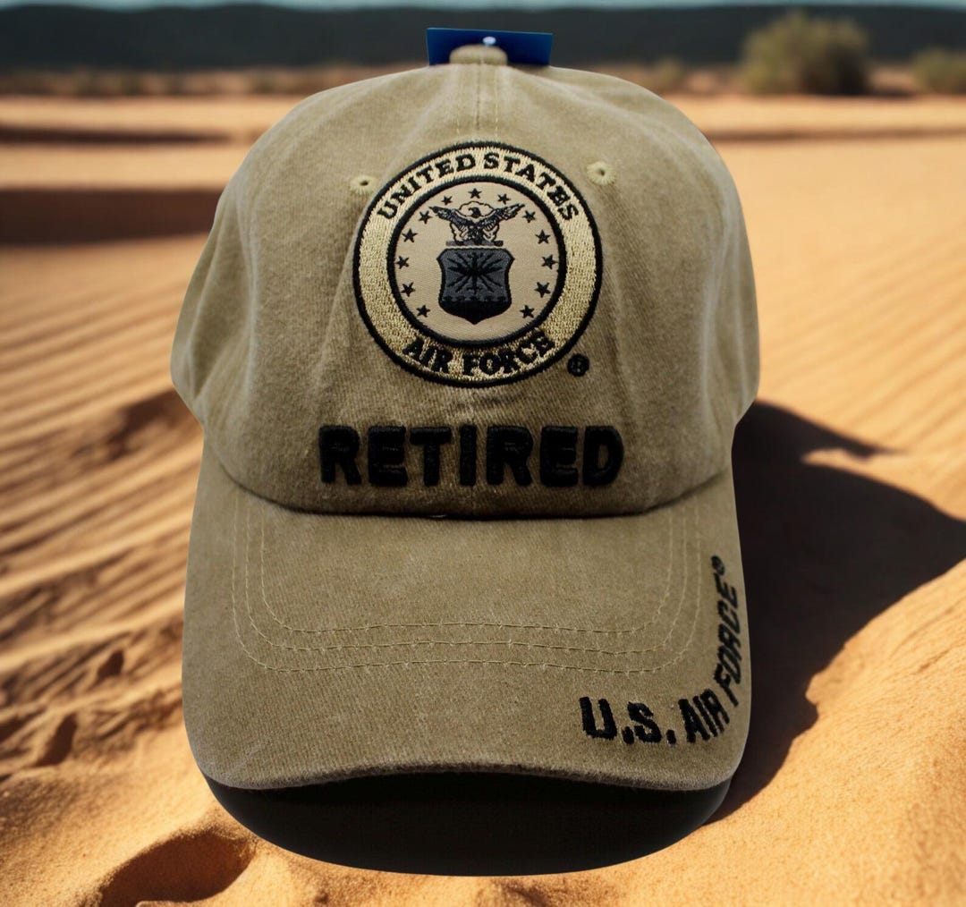 Retired USAF Hat. Retired U.S Air Force Cap, Air Force Hat. Air Force ...