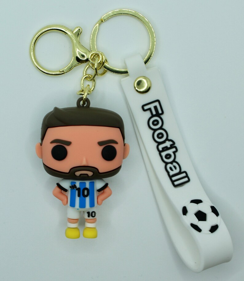 Soccer Keychain. Cute Soccer Keychain. Messi Keychain. World Cup Messi ...