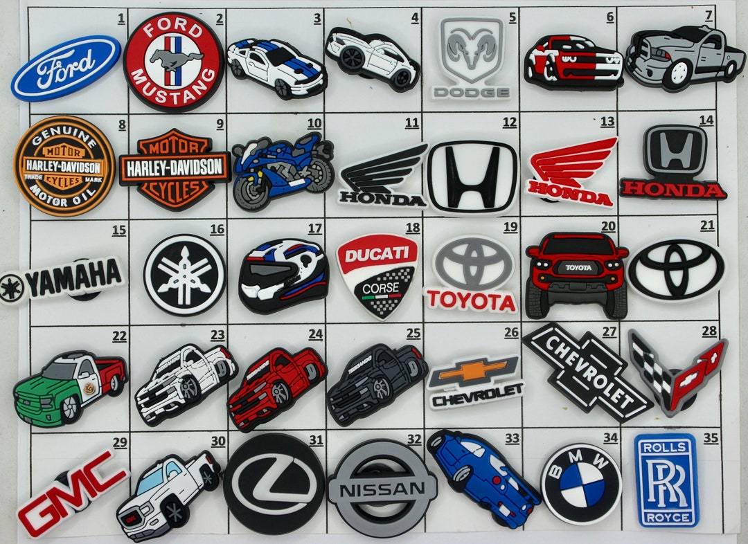 Car Croc Charm. Lexus Charm. Yamaha Charms. BMW Charm. Chevy Shoe Charm ...
