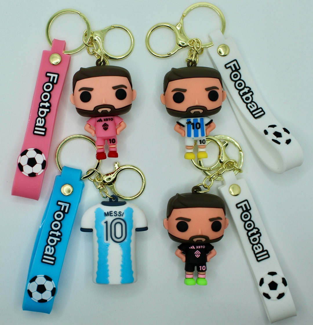 Soccer Keychain. Cute Soccer Keychain. Messi Keychain. World Cup Messi ...
