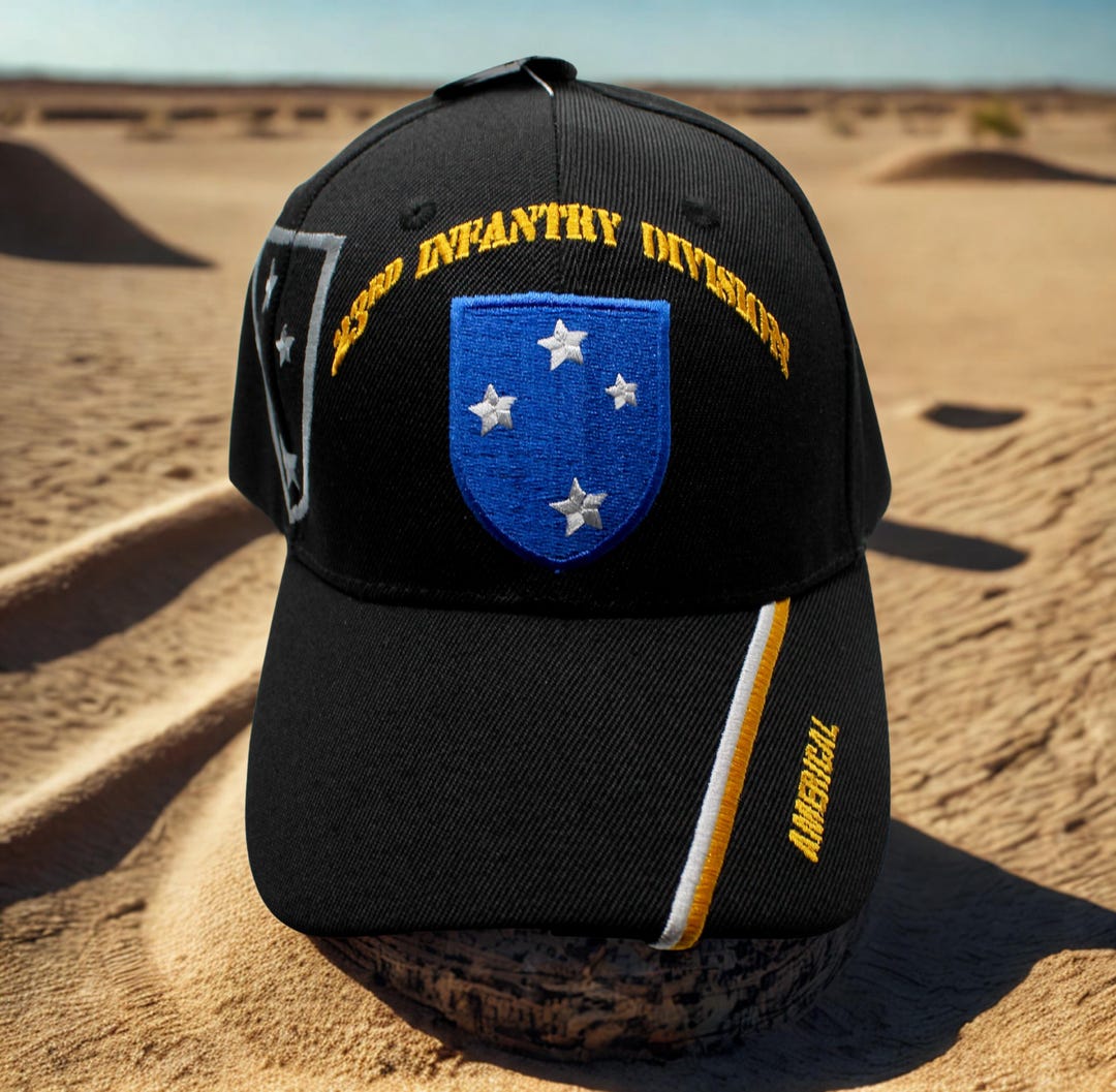 Americal Division Cap. 23rd Infantry Division Blue Shield Hat. US Army ...