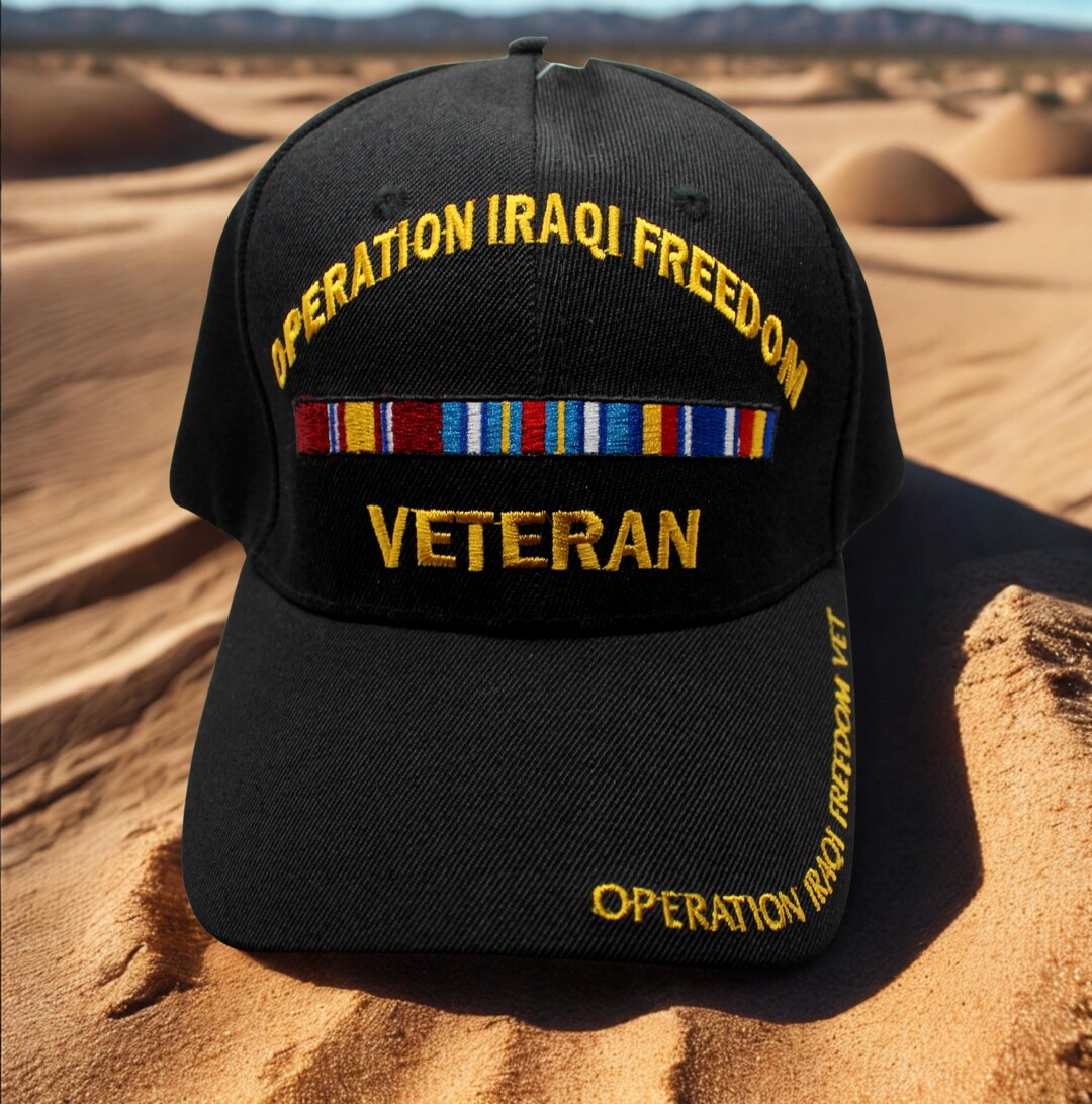 Operation Iraqi Freedom Veteran Hat. Iraq War Veteran Hat. Military ...