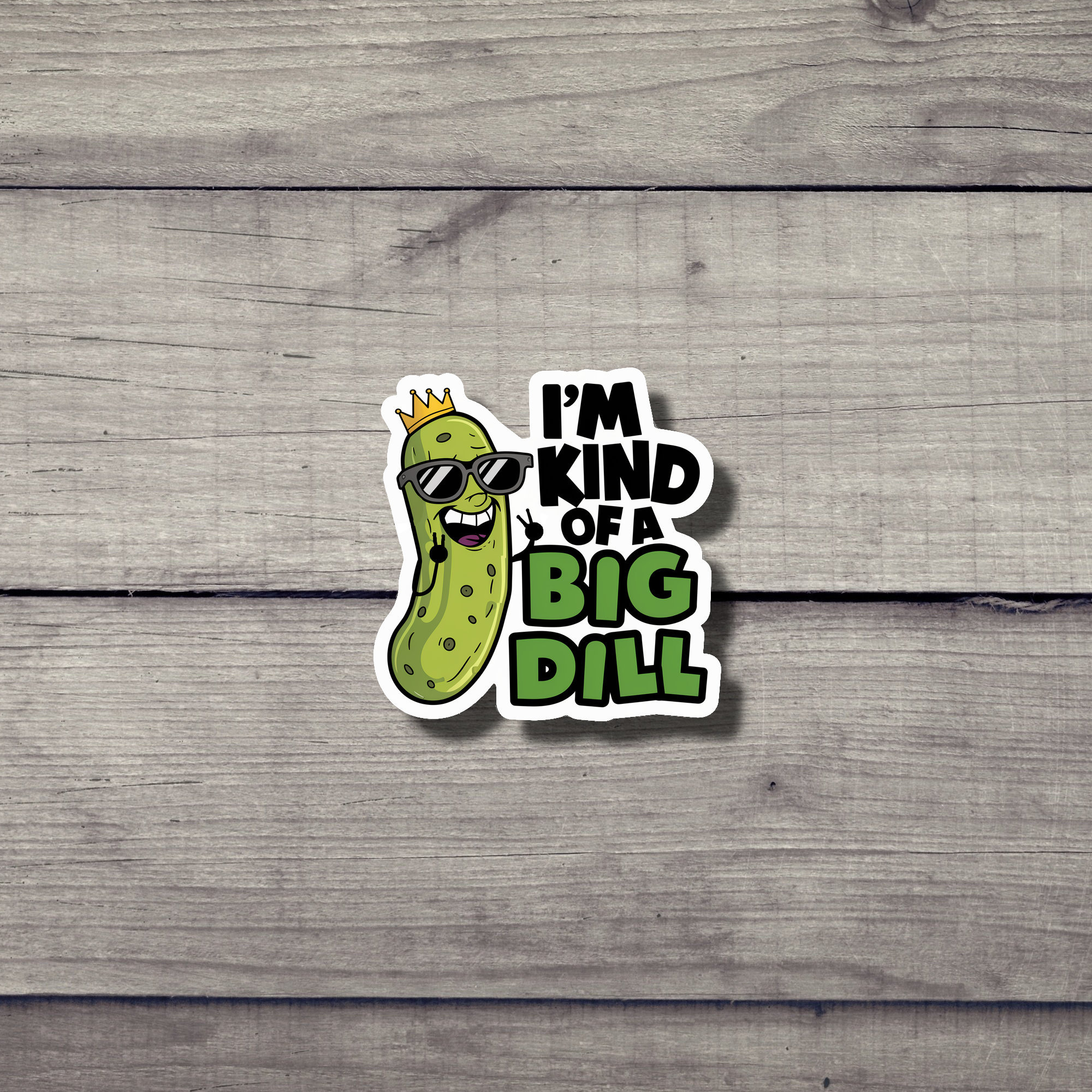 Kind of a Big Dill Funny Sticker Vinyl Sticker Laptop Sticker Tumbler ...