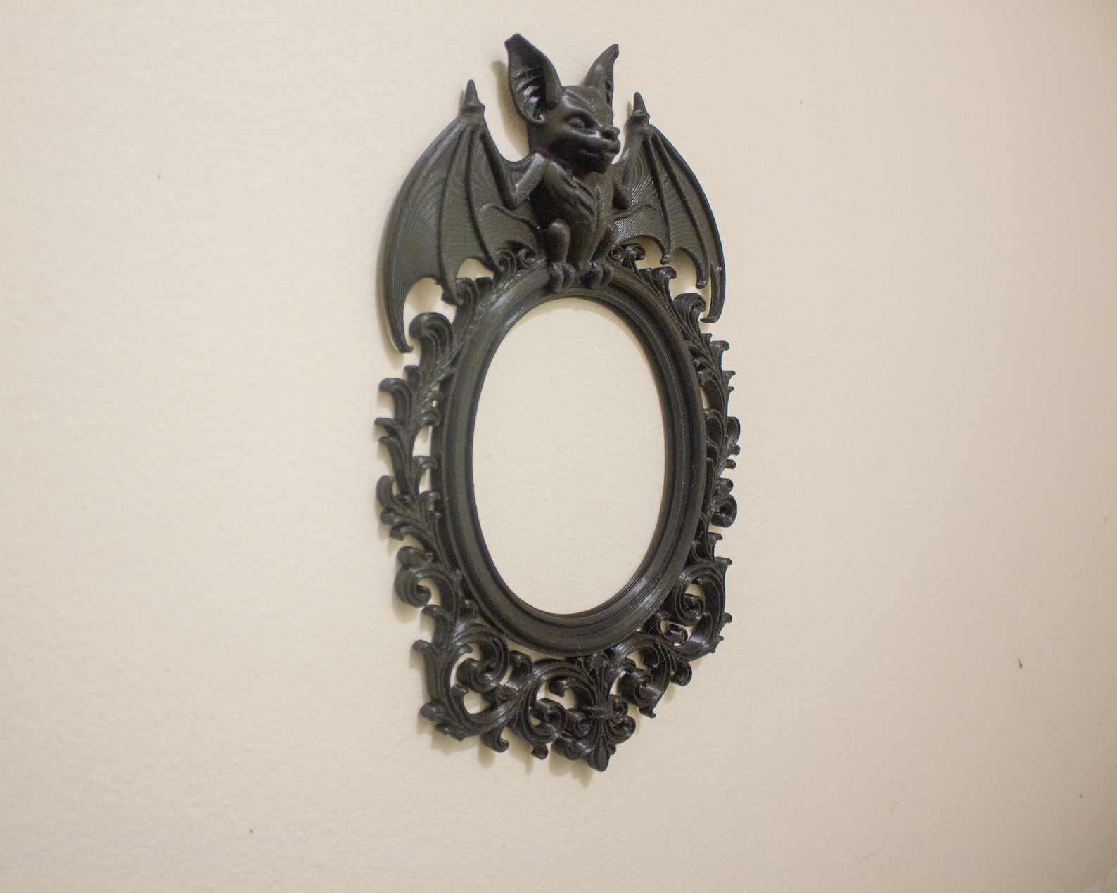 Victorian Bat Frame | Ornate Gothic Wall Art, Dark Academia Accent - Etsy