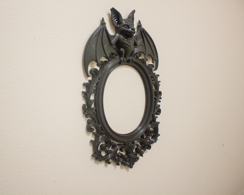 Victorian Bat Frame | Ornate Gothic Wall Art, Dark Academia Accent - Etsy