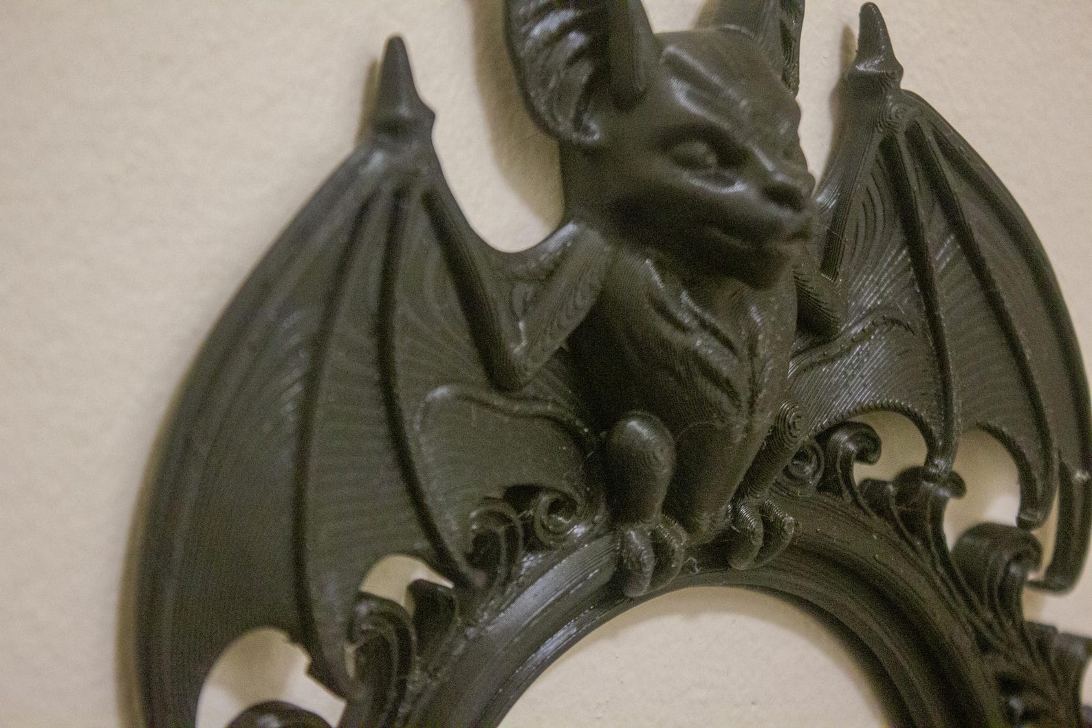 Victorian Bat Frame, 3D Printed Gothic Wall Decor for Home - Etsy