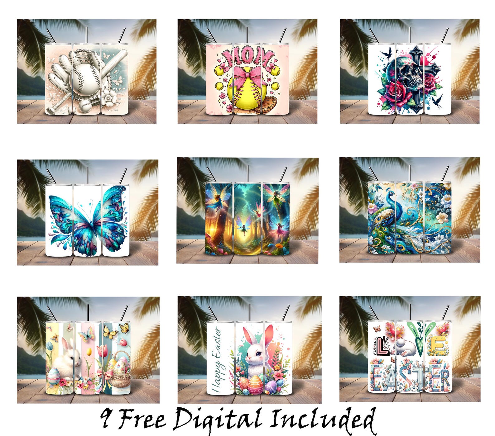 Highland Cow Tumbler Wrap: UVDTF Sublimation Design (digital Download ...