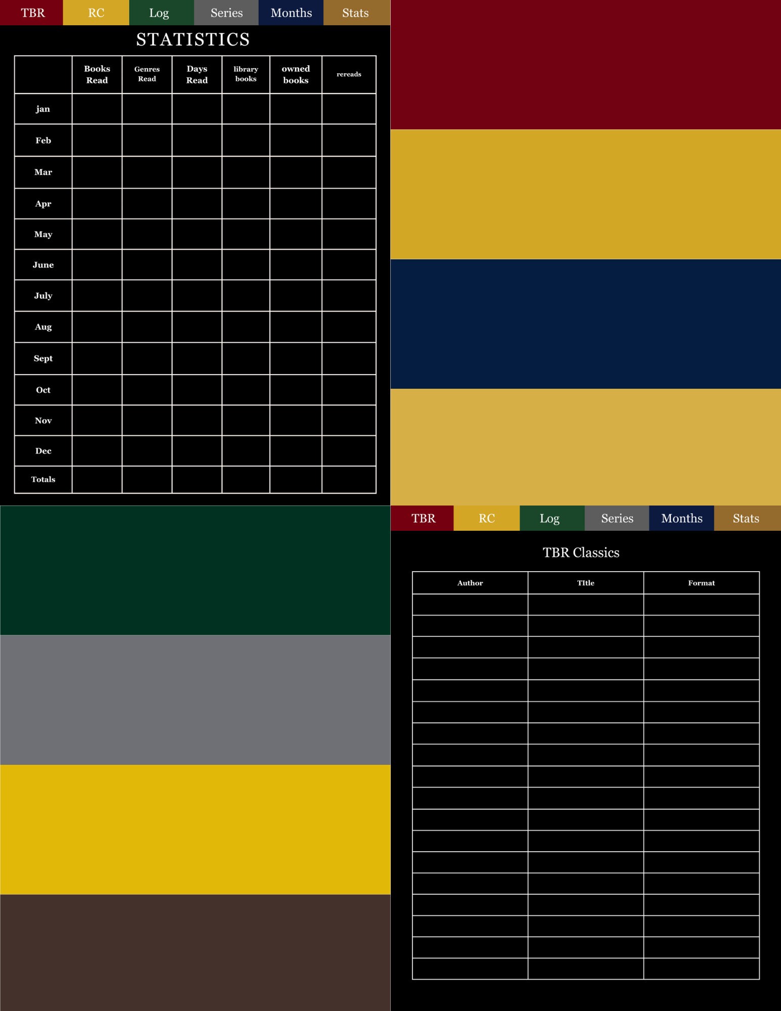 Magic Themed Digital Reading Journal - Etsy