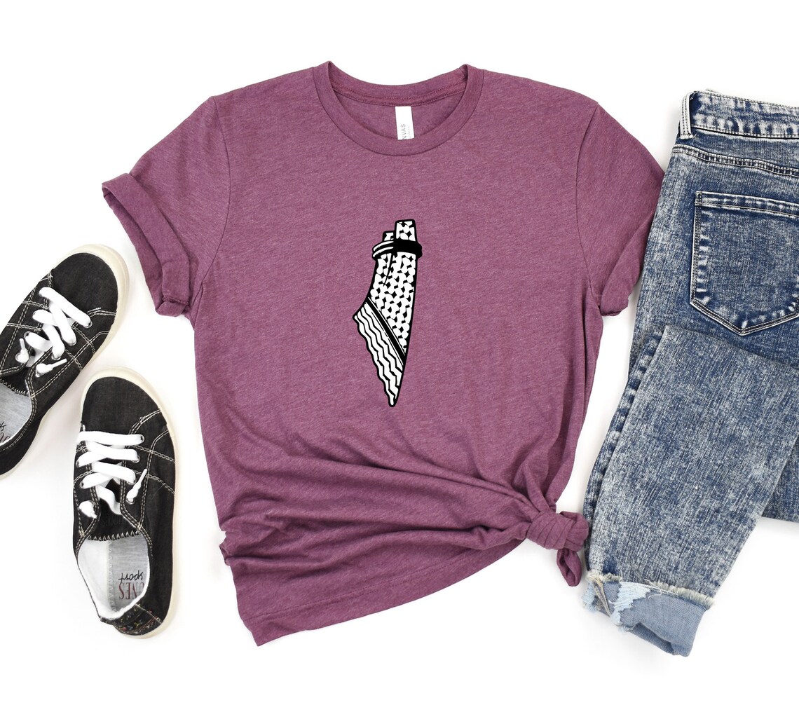 Palestine Map Svg Bundle, Watermelon Palestine Map & Flag Design Bundle ...