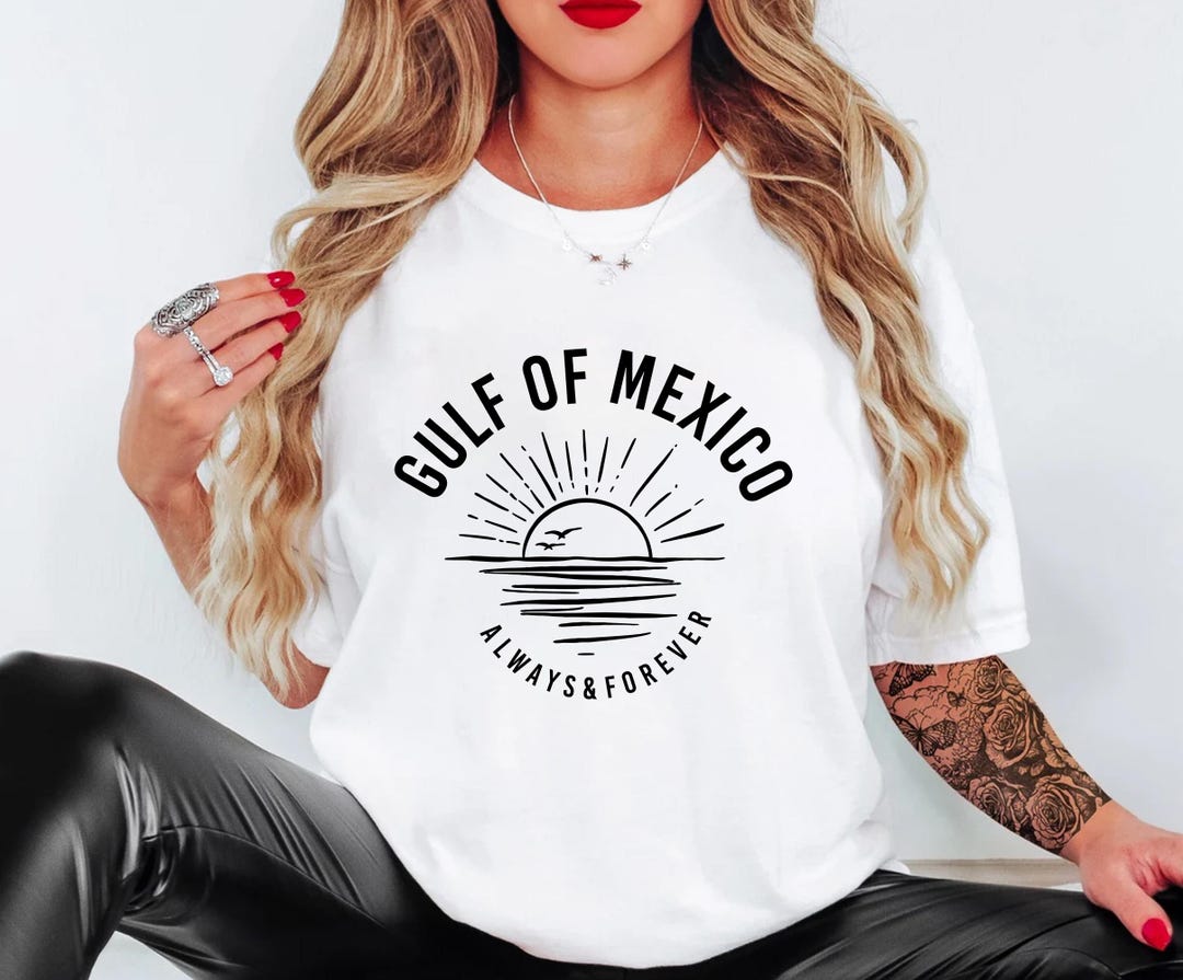 Gulf of Mexico Map Shirt, Anti Gulf of America Political Tee, Democrat ...