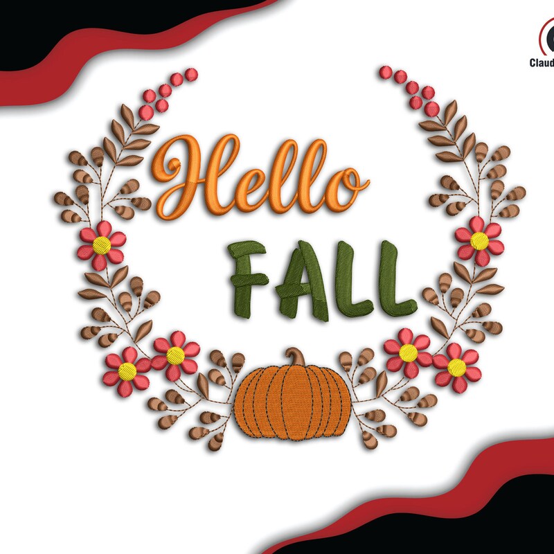 Fall Embroidery - Etsy