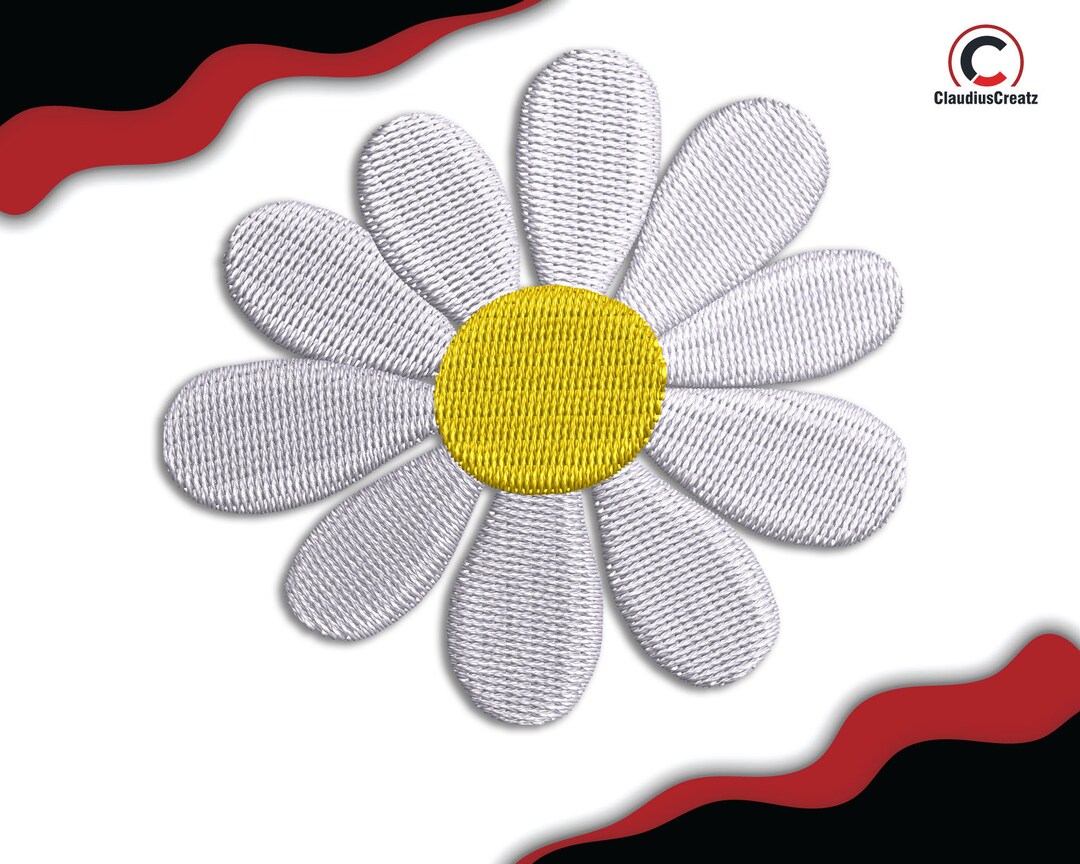 Mini Daisy Flower Embroidery Design, Floral Embroidery, Cute Daisy ...
