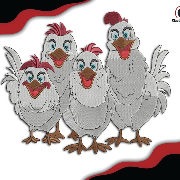 Hen Embroidery - Etsy