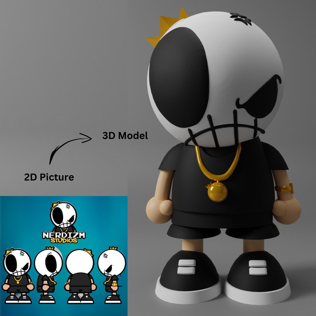 Custom 3d Model, 3d Printing, Any Picture Into 3d Art, 3d Printing ...