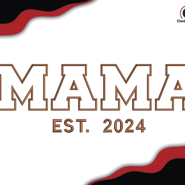 Machine Embroidery Mom Est 2024 - Etsy