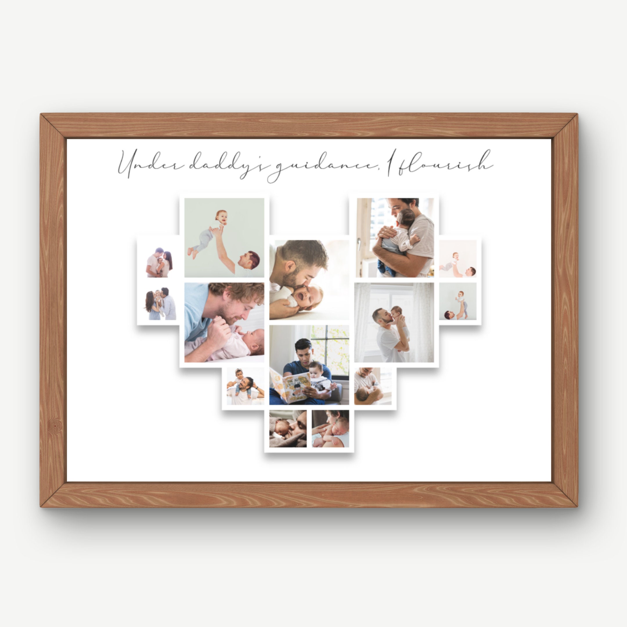 Dad Photo Collage, Photo Collage for Dad, Daddy Photo Collage, Papa ...