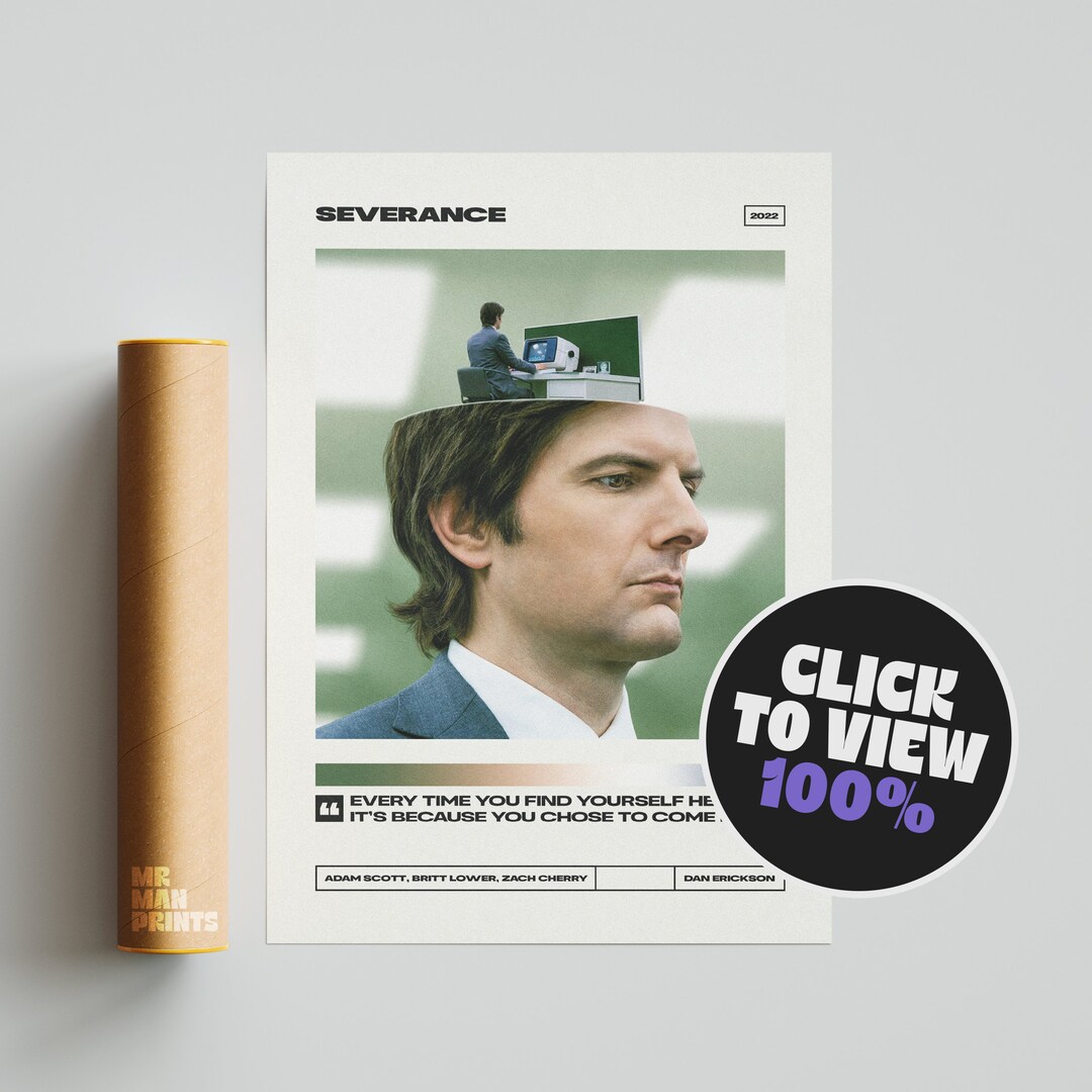 Severance Premium Poster Minimalist TV Show Poster Vintage Retro Art ...