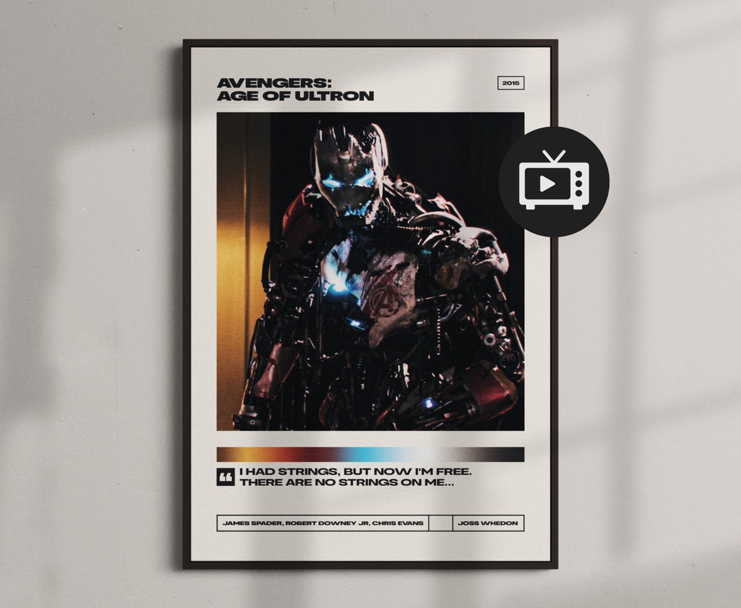 Avengers: Age of Ultron Premium Poster Marvel Minimalist Movie Poster ...