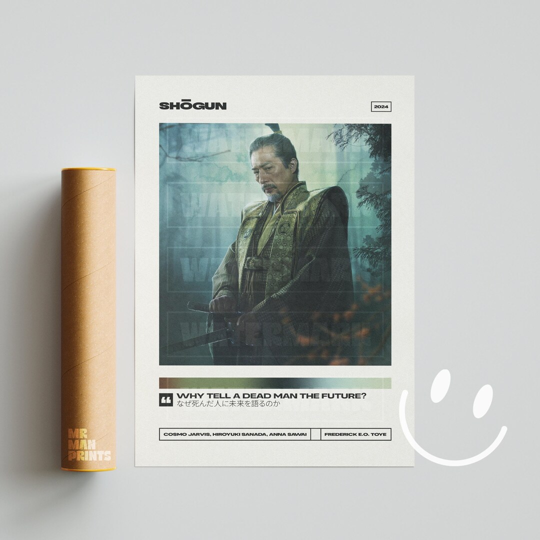 Shogun Premium Poster Minimalist TV Show Poster Vintage Retro Art Print ...