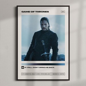 Jon Snow Print - Etsy