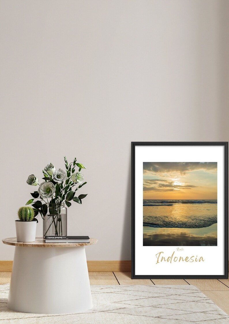Bali | Indonesia | Sunset | Beach | Ocean | Travel Photography | A4 ...