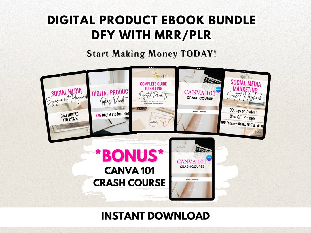 Done for You Digital Product Guide Bundle With Master Resell Rights MRR ...