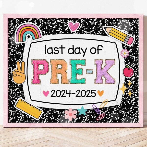 First Day of Pre K - Etsy