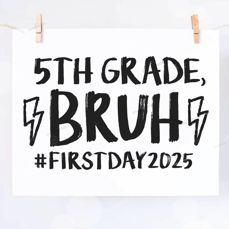 5th Grade Sign - Etsy