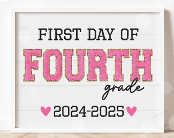 First Day of Junior Year Sign Printable Back to School Sign First Day ...