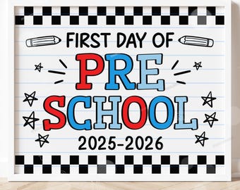 free printable first day of school sign uk