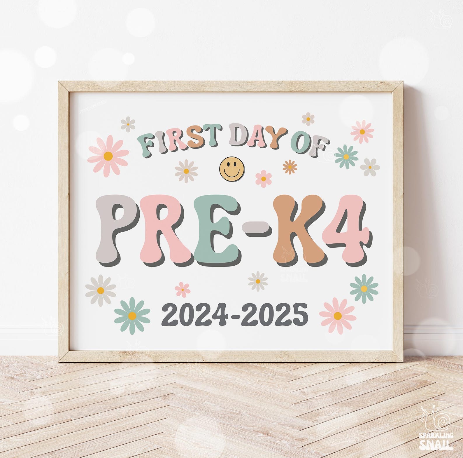 First Day of Pre-k Sign Printable First Day of School Signs Back to ...