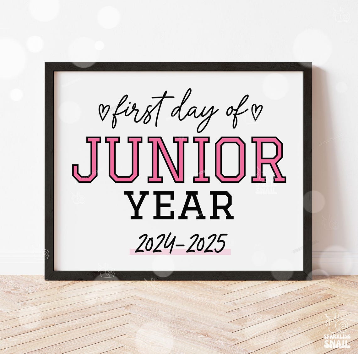 First Day of Junior Year Sign Printable Back to School Sign First Day ...