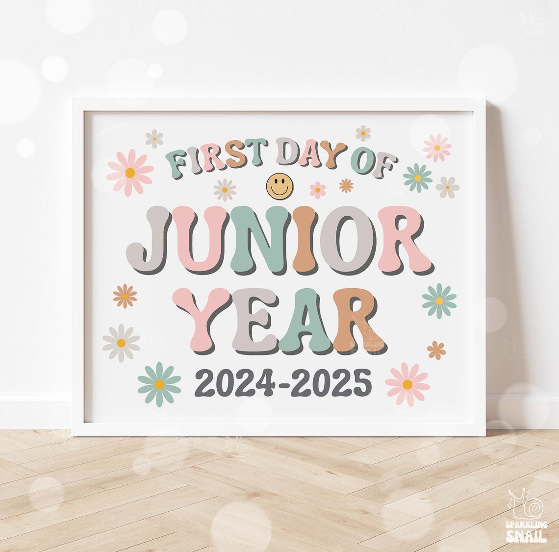 First Day of Junior Year Sign Printable Back to School Sign First Day ...