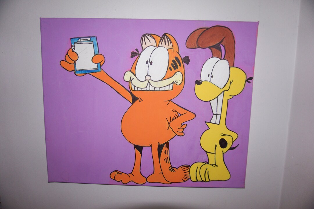 Garfield and Odie - Etsy