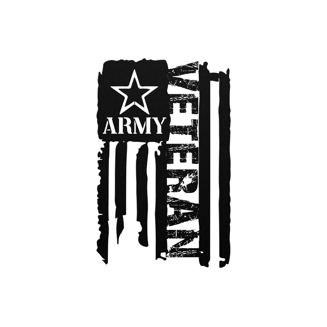US Army Veteran Metal Sign Die-cut Metal Signs Army Veteran Gift - Etsy