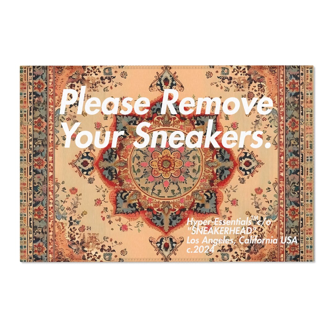 Sneakerhead Area Rugs , Hypebeast Rugs - Etsy