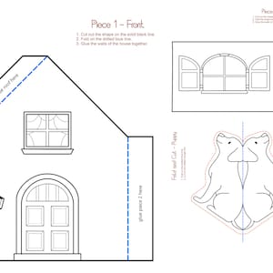 DIY Printable Paper Craft: Build Your Own Tiny House and Adorable Paper ...