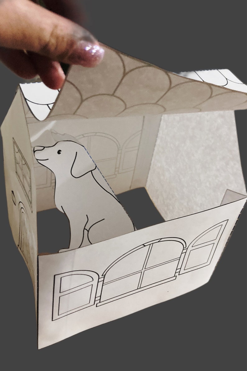 DIY Printable Paper Craft: Build Your Own Tiny House and Adorable Paper ...